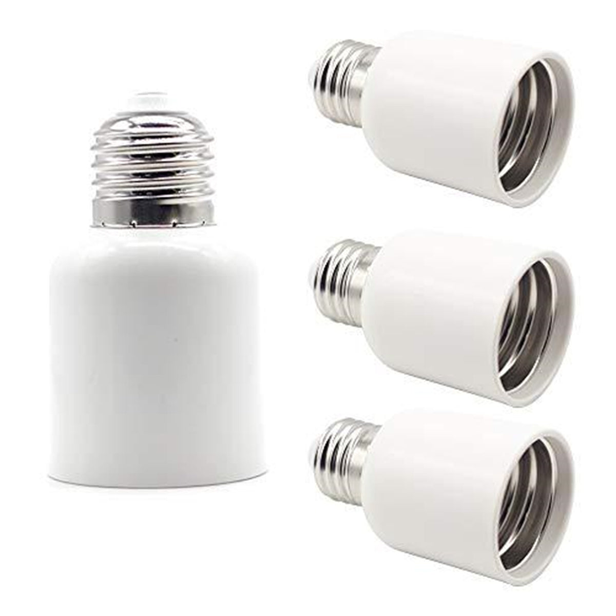 億兆堂 口金変換アダプター E26→E39 変換ソケット 電球ソケット 耐熱性 省エネ led 蛍光灯 可変式ソケット ソケットセット【4個 – 億兆堂電気専門店